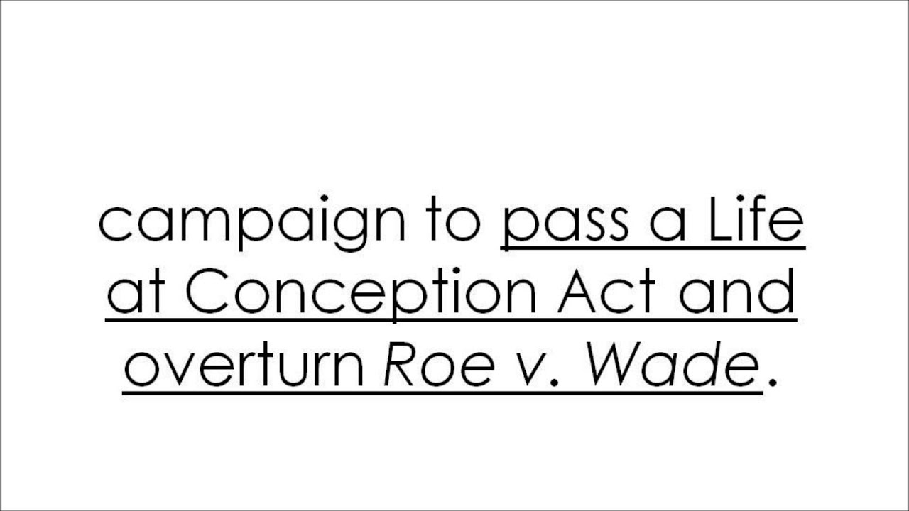 Rand Paul Life at Conception Act: National Pro-Life Alliance - The ...