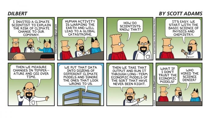 Dilbert takes on climate change - The Thinking Conservative News
