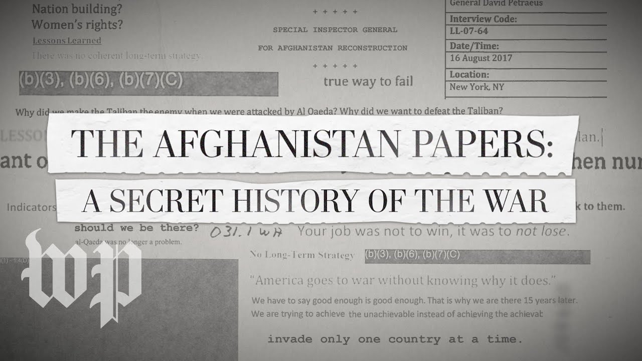 The Afghanistan Papers: A Secret History Of The War - The Thinking ...