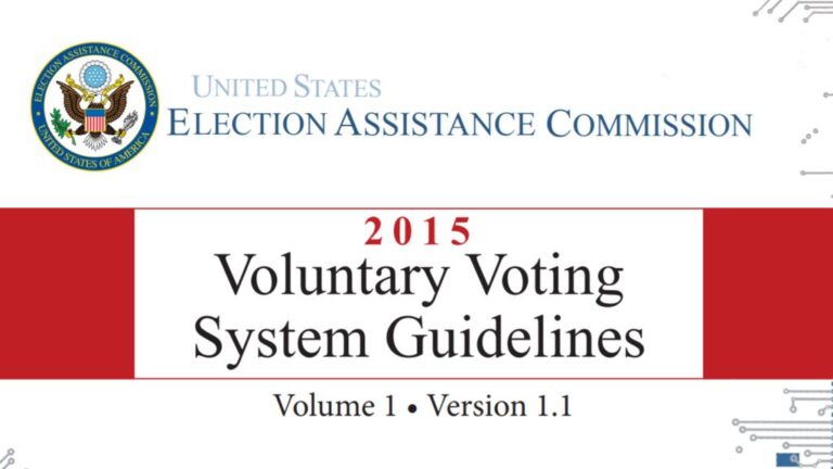 Voluntary Voting System Guidelines - The Thinking Conservative News