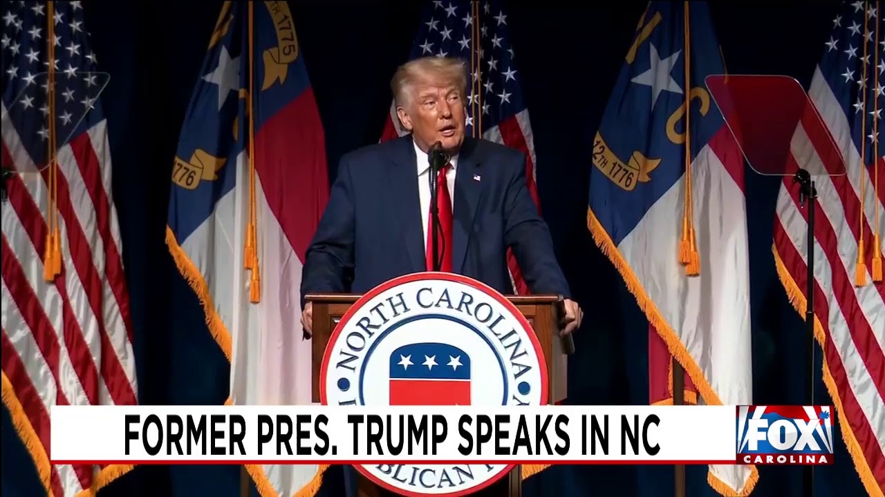Trump Spoke at North Carolina Republican Party 2021 State Convention ...