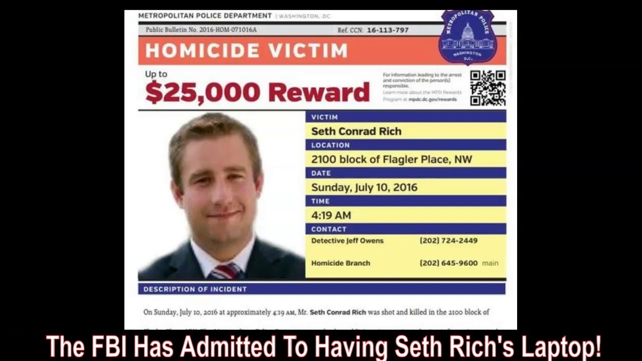 FBI Reveals It Has More Information on Slain DNC Staffer Seth Rich ...