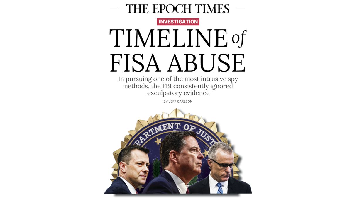 INFOGRAPHIC: Timeline of FBI’s FISA Abuse in Trump Campaign ...