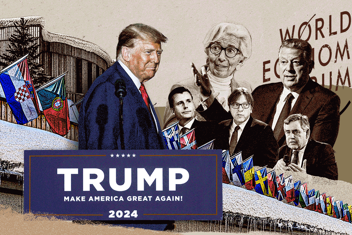 Davos Elites See Potential Return of Trump as Threat to Global Order ...