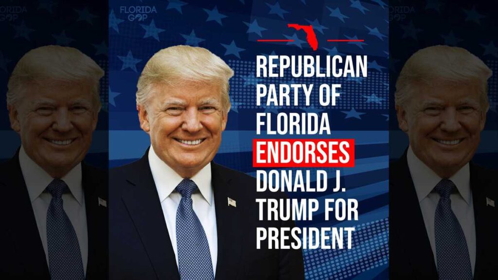 Florida Republican Party Endorses Trump for President - The Thinking ...