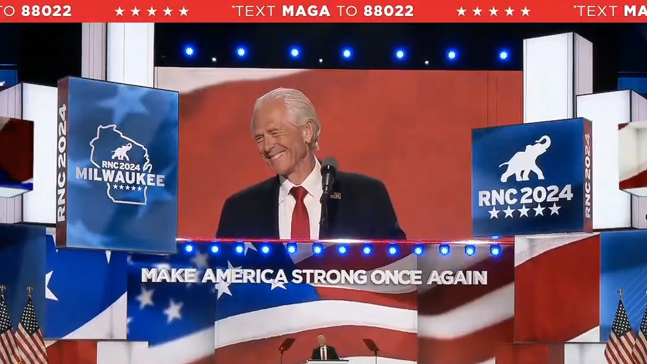 Peter Navarro Speaks at the 2024 Republican National Convention - The ...