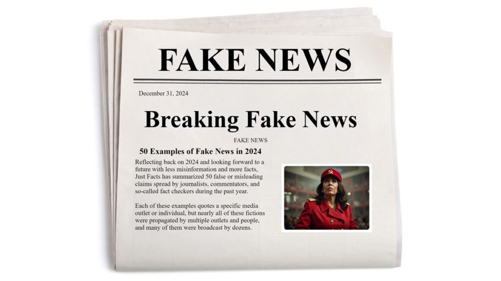 50 Examples of Fake News in 2024 - The Thinking Conservative News