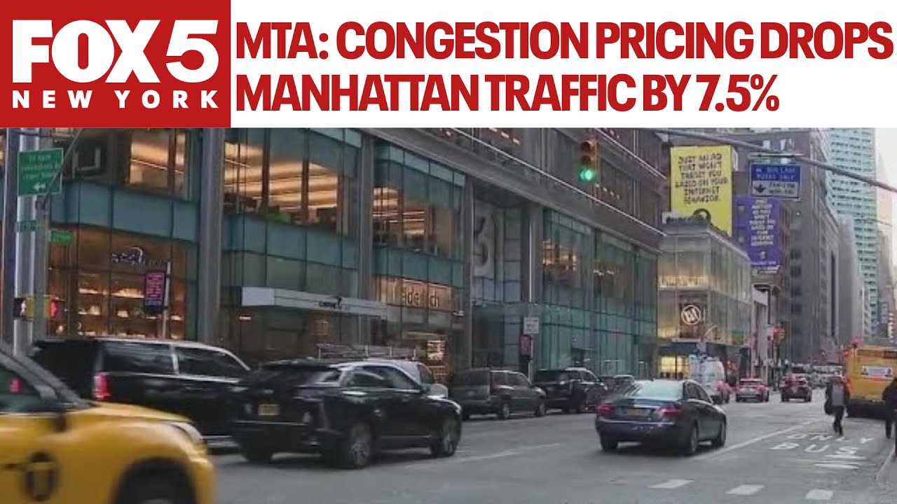 Manhattan Traffic Drops 7.5 Percent After New York’s Congestion Toll ...