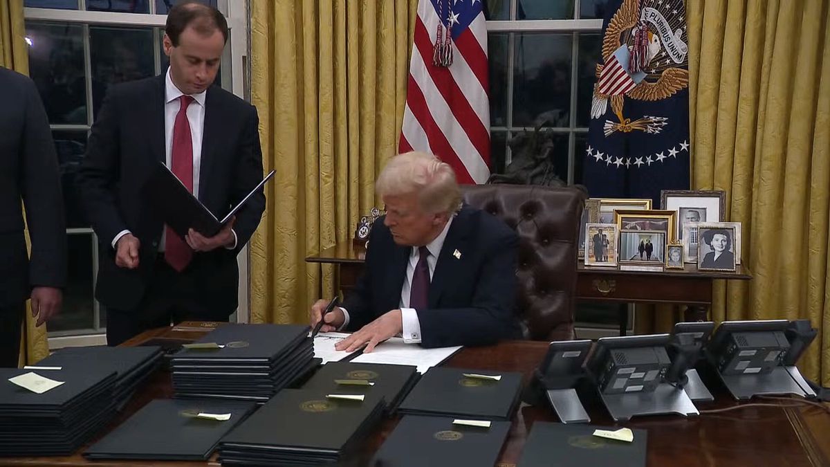 Trump’s Major Actions in His First Week Back in Office - The Thinking ...