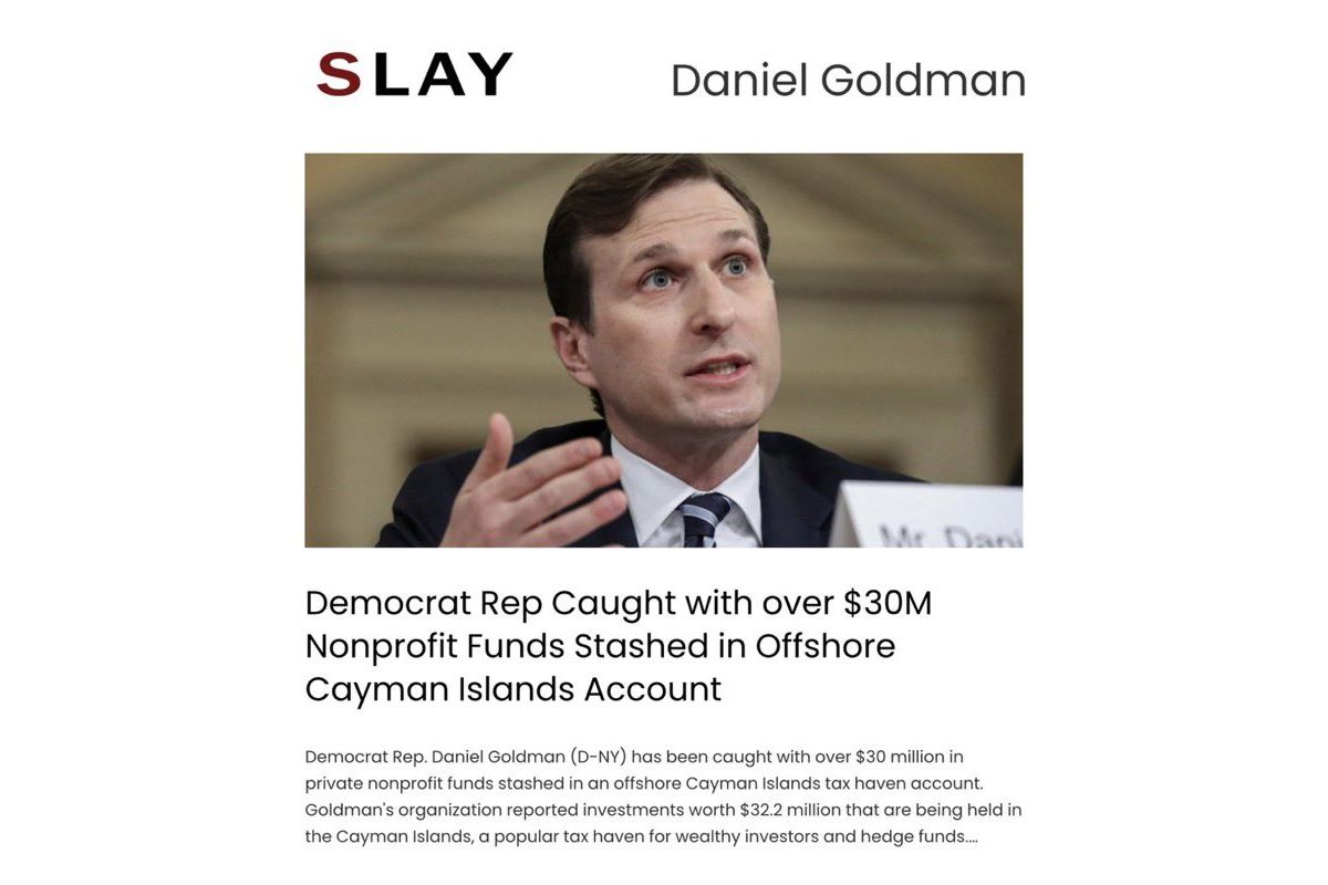 Did NY Rep. Dan Goldman Break Tax Laws or Worse? - The Thinking ...