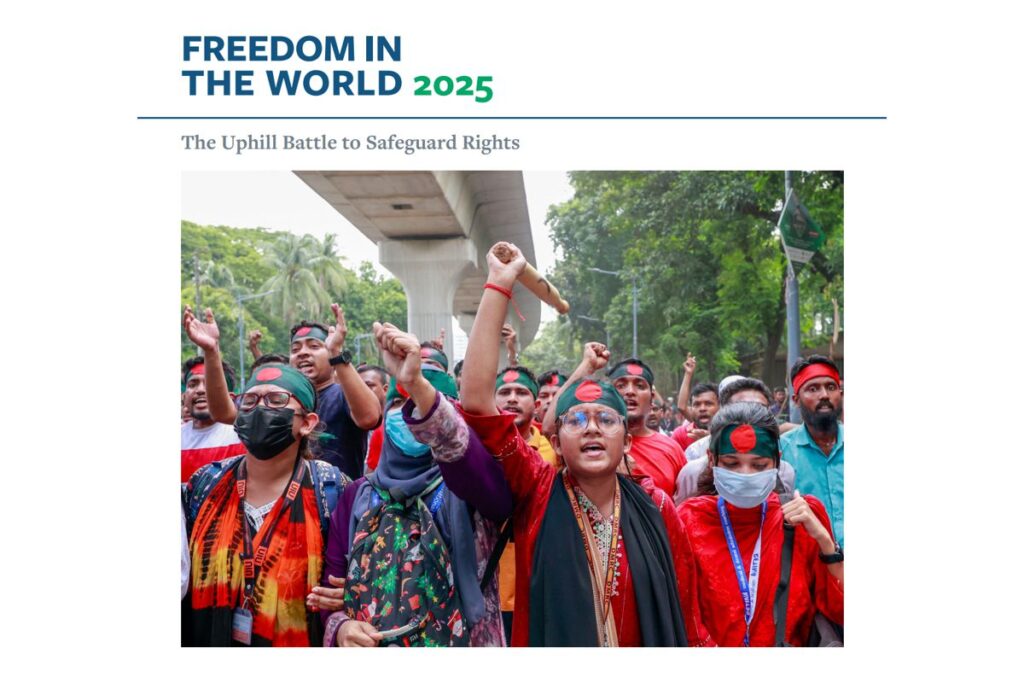 China Scores 9 out of 100 in 2025 World Freedom Report - The Thinking ...