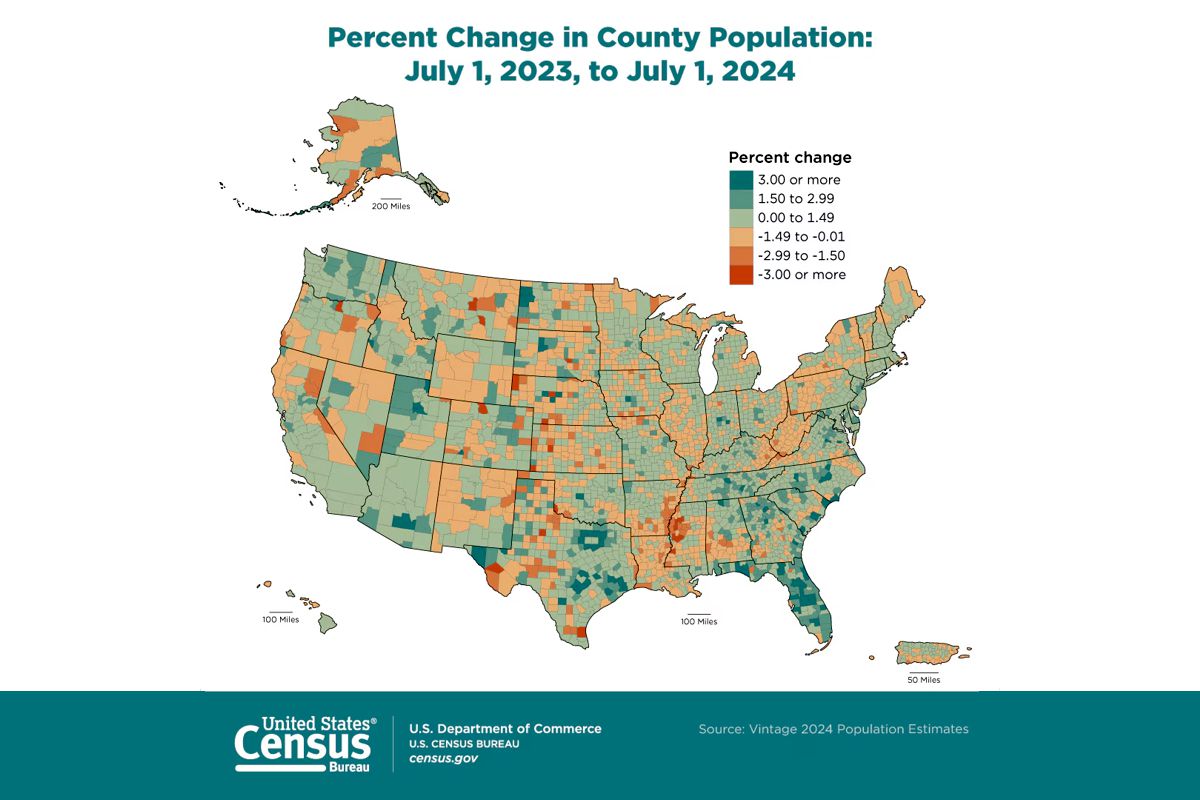 Immigration Fueled US Metro Population Growth in 2024, Census Says ...