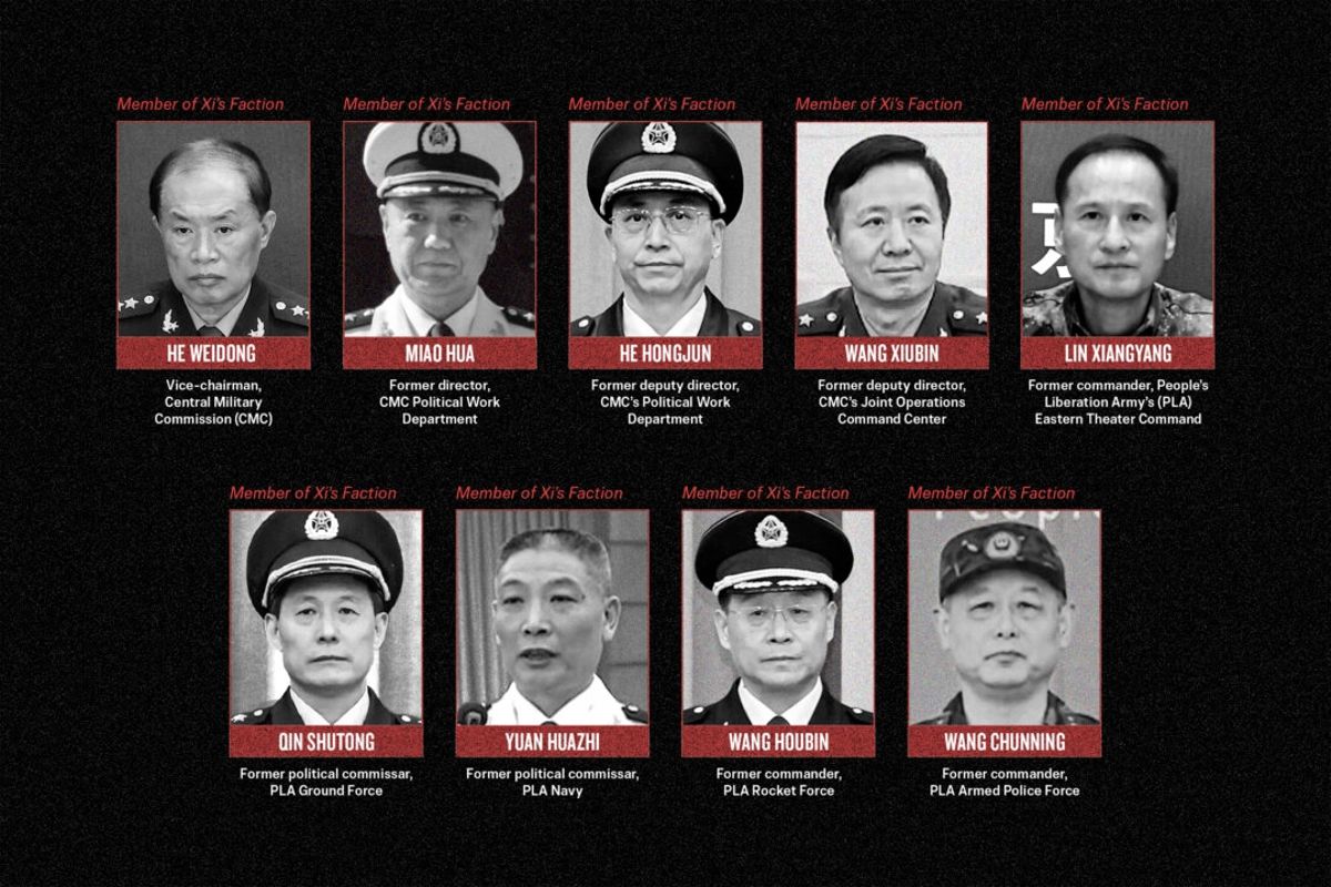 CCP Expels 9 Military Leaders Ahead of Key Meeting - The Thinking ...