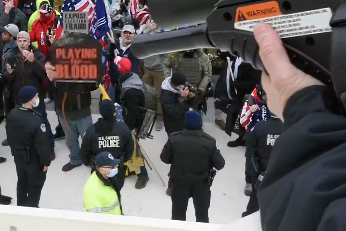 Capitol Police repeatedly used lethal force on protesters early on Jan ...