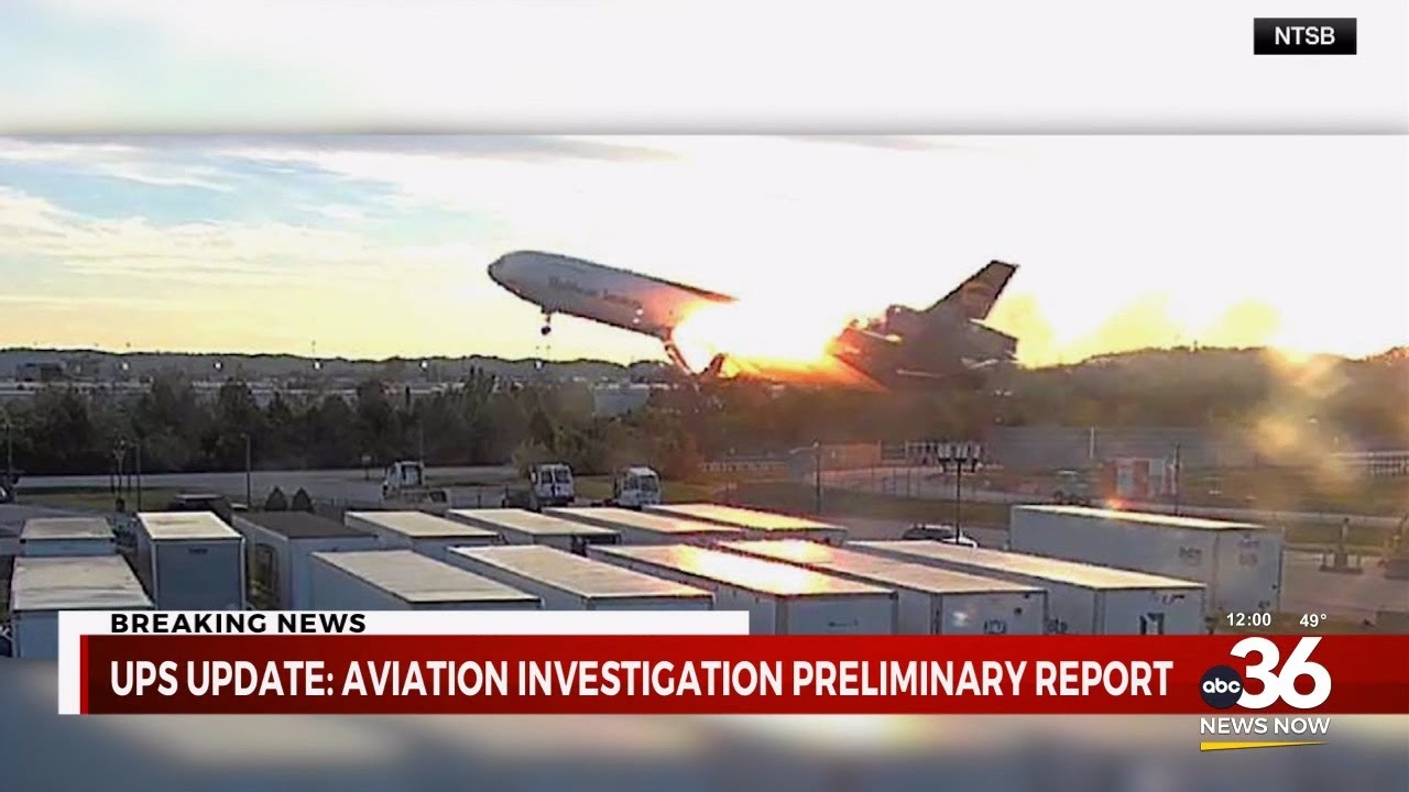 Safety Board Releases Images Showing Engine Separating From UPS Plane ...