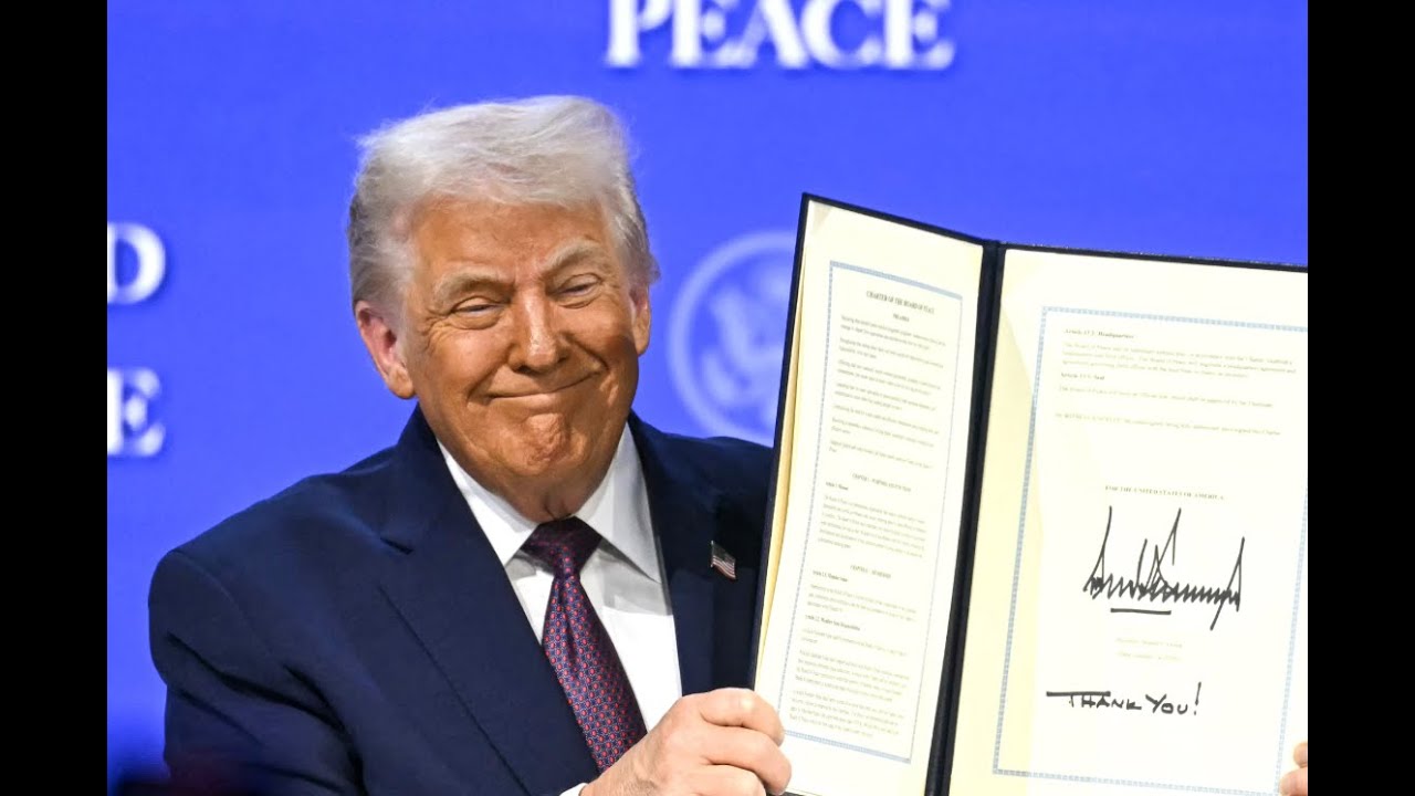 Trump Unveils His Board of Peace in Davos - The Thinking Conservative News