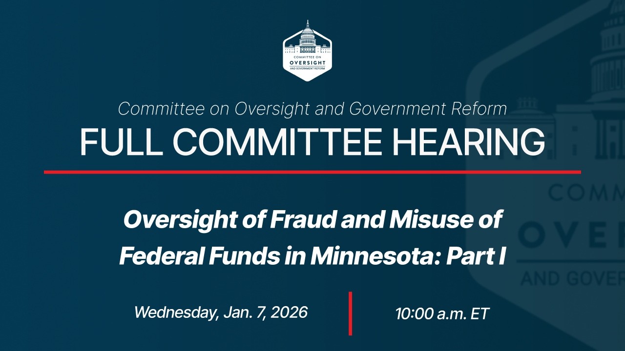 Oversight of Fraud and Misuse of Federal Funds in Minnesota: Part I ...