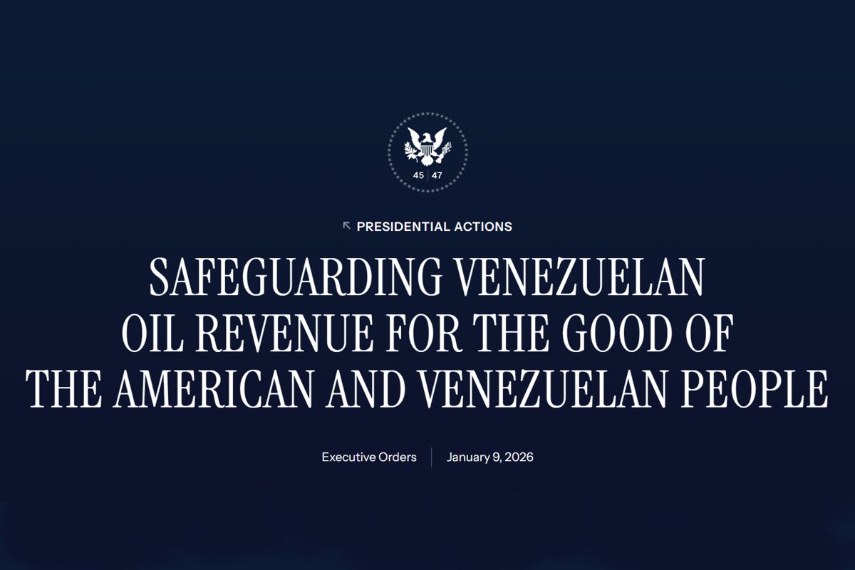 Trump Declares National Emergency to Shield Venezuelan Oil Revenues ...